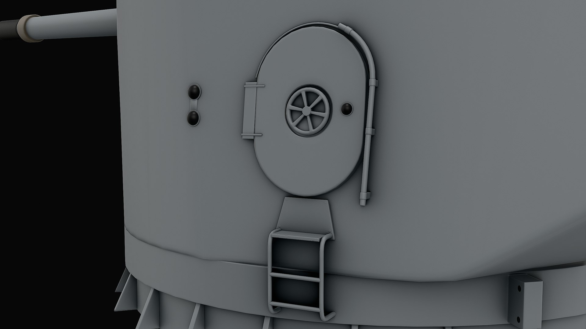 3D Otobreda 127-54 Naval Gun - TurboSquid 2287029