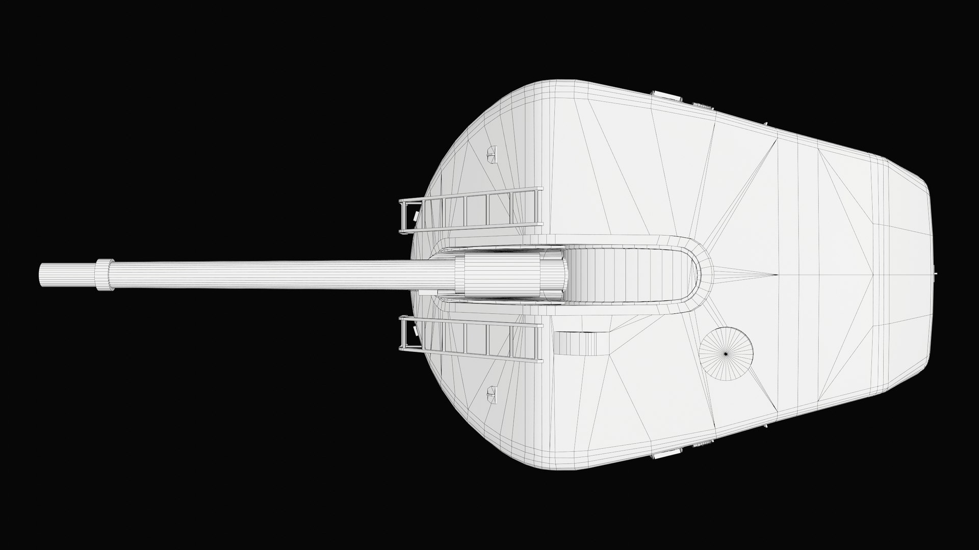 3D Otobreda 127-54 Naval Gun - TurboSquid 2287029