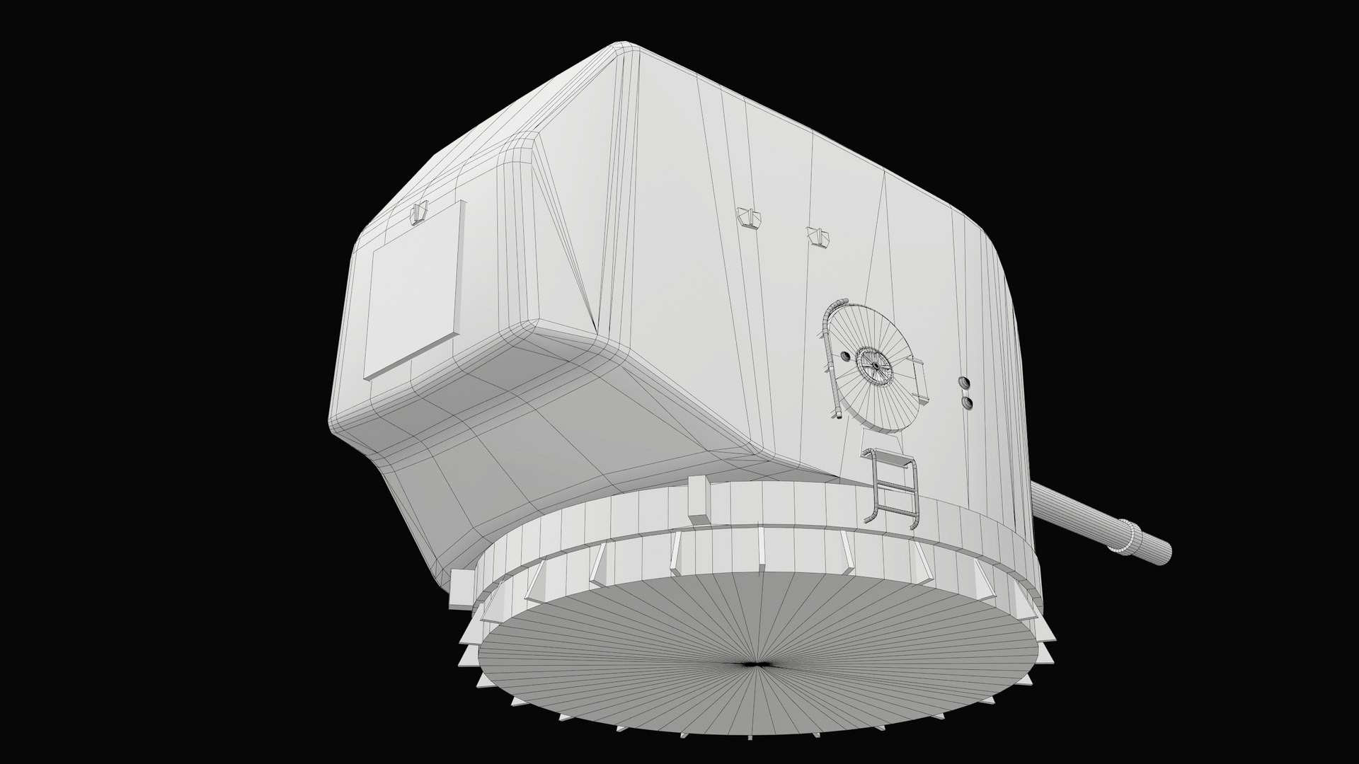 3D Otobreda 127-54 Naval Gun - TurboSquid 2287029