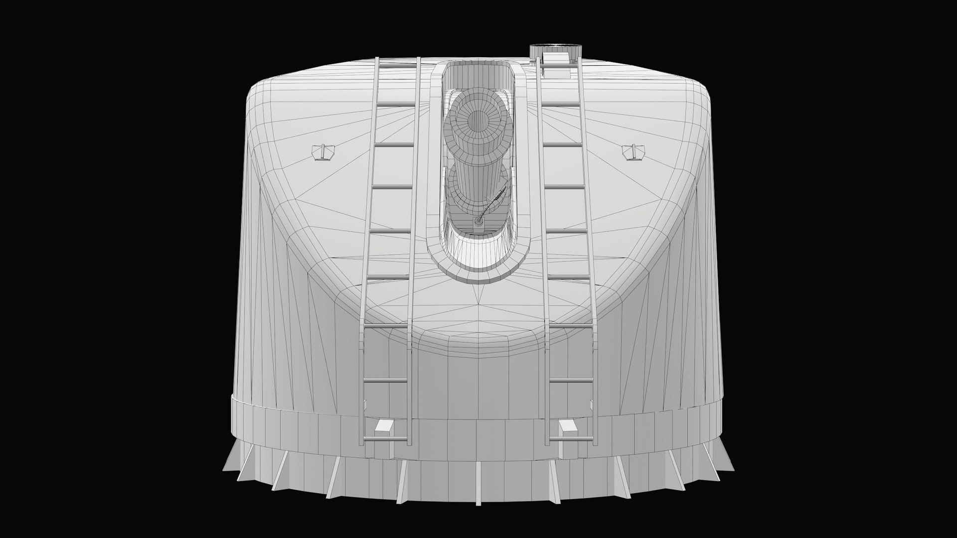 3D Otobreda 127-54 Naval Gun - TurboSquid 2287029