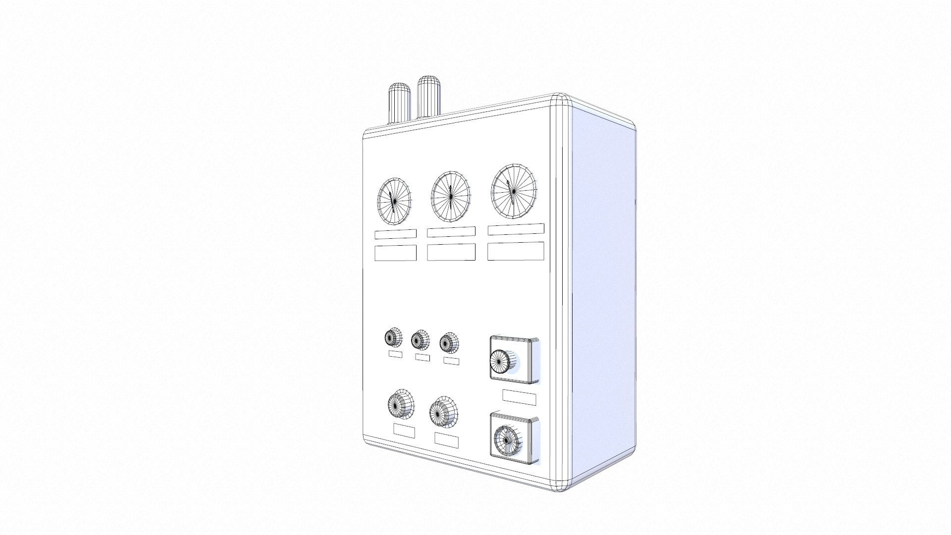 Filters Control Panel 3D Model - TurboSquid 2333376