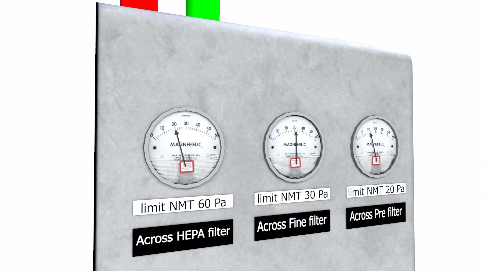 Filters Control Panel 3D Model - TurboSquid 2333376