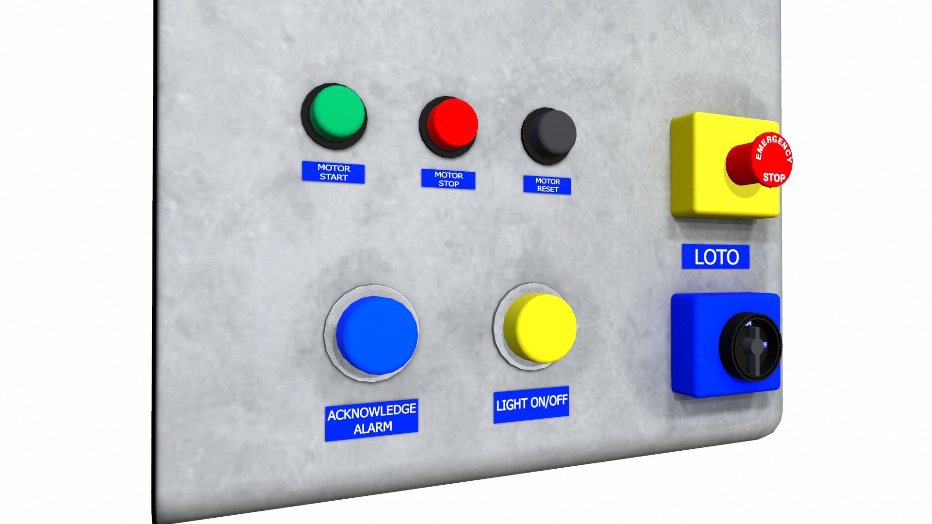 Filters Control Panel 3D Model - TurboSquid 2333376