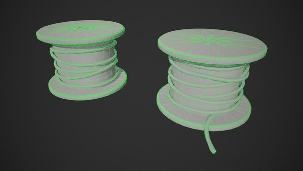 3D Rope Spool model - TurboSquid 1739590