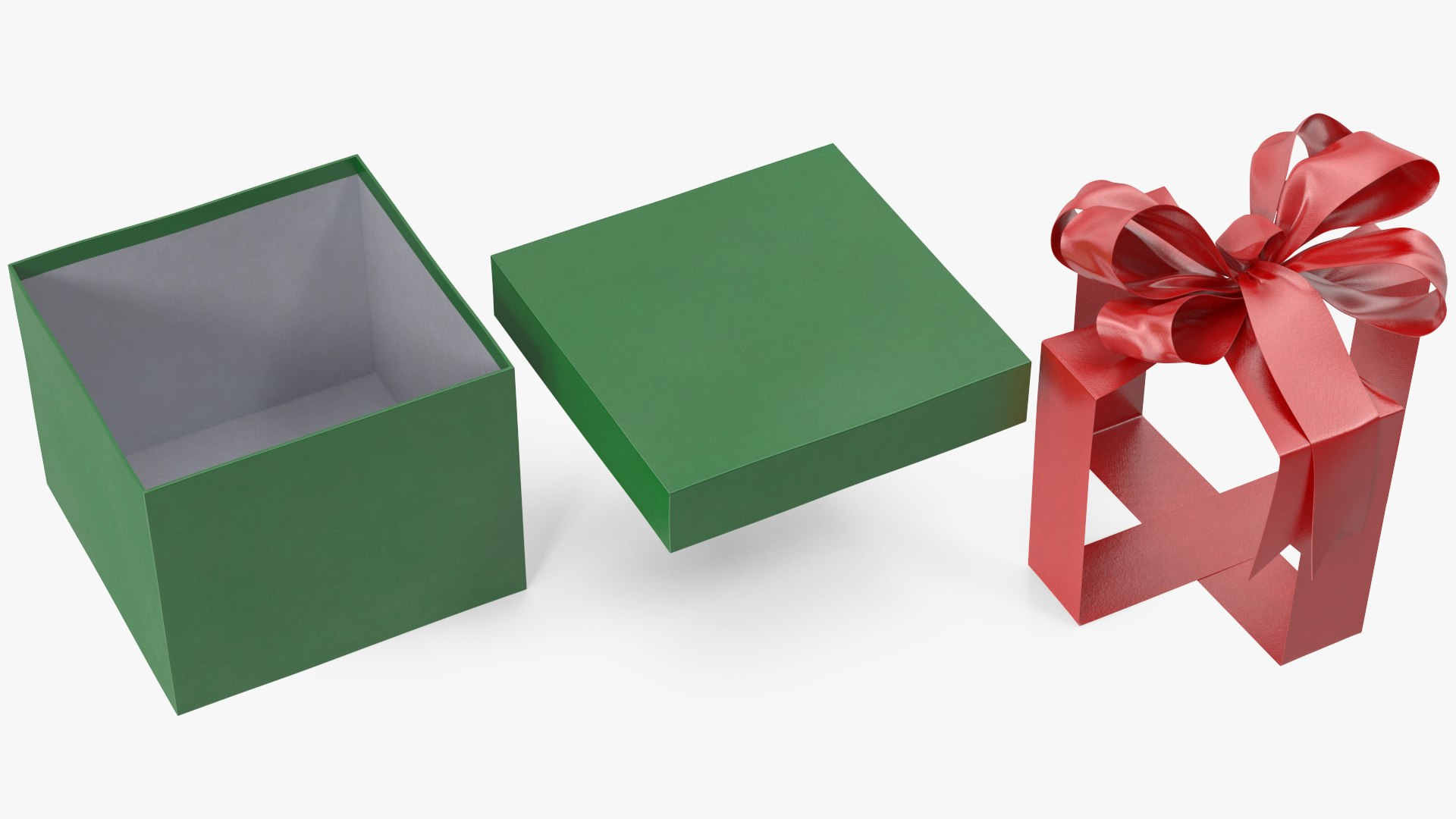 Gift Box Green 3D - TurboSquid 2196772