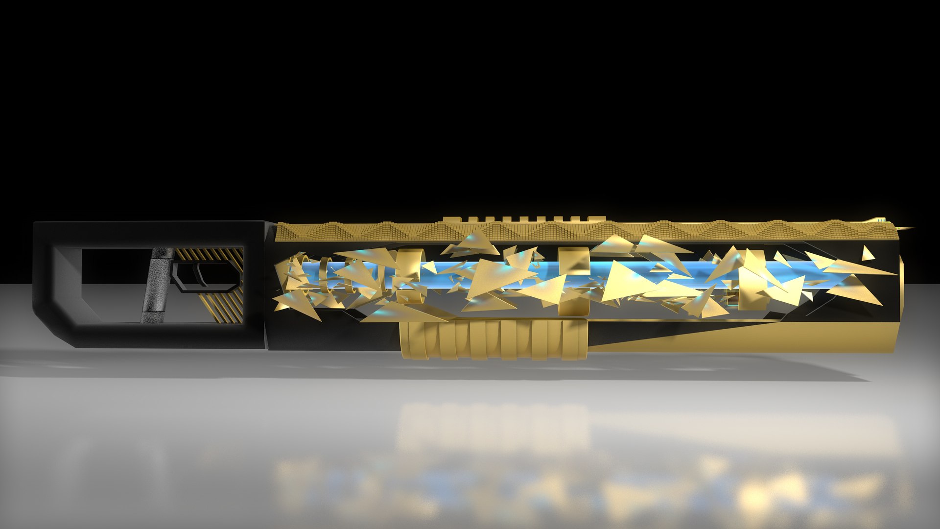 3D model blaster gold - TurboSquid 1695197
