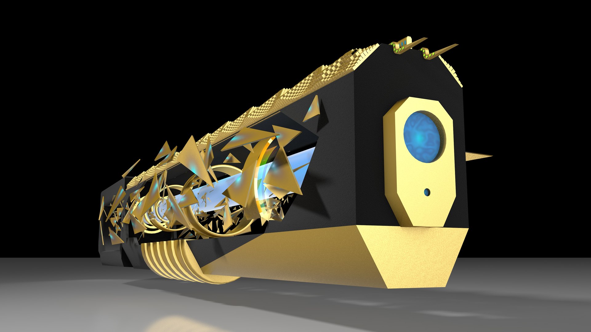 3D model blaster gold - TurboSquid 1695197