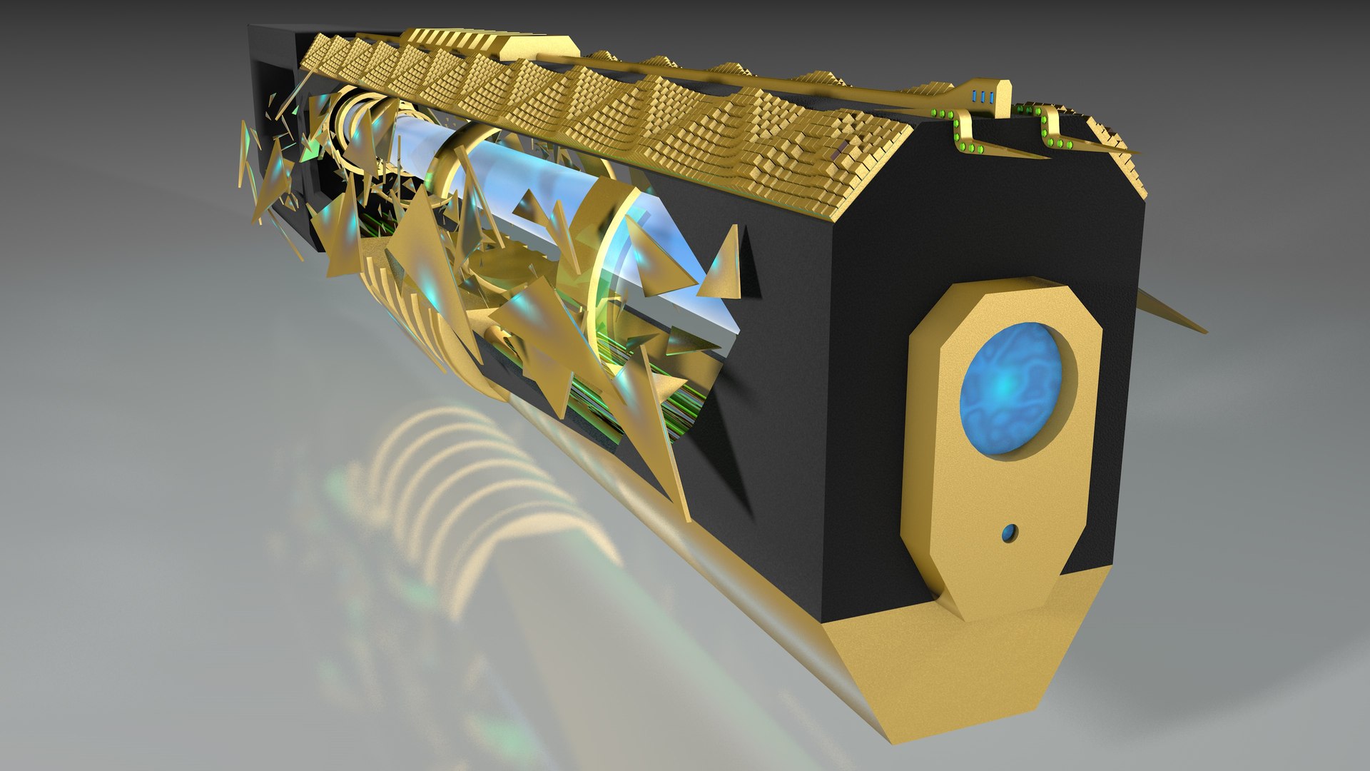3D model blaster gold - TurboSquid 1695197