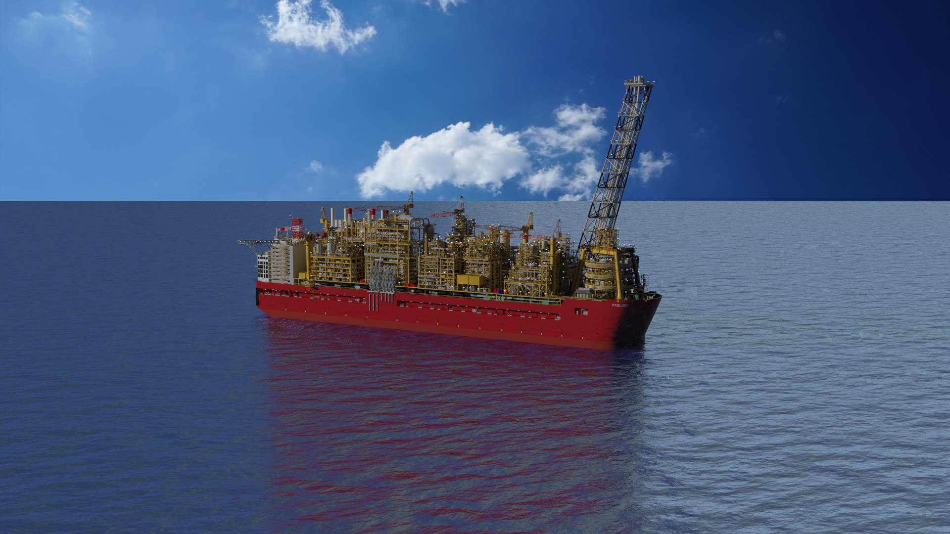 Shell Prelude Flng 3D Model - TurboSquid 1435046