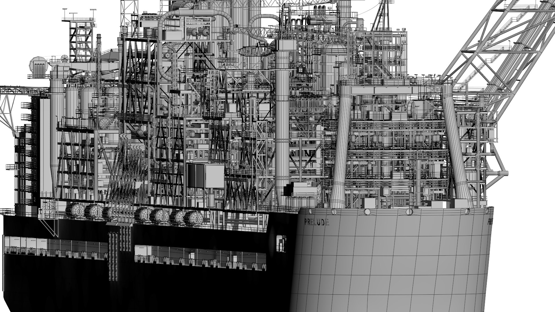 Shell Prelude Flng 3D Model - TurboSquid 1435046