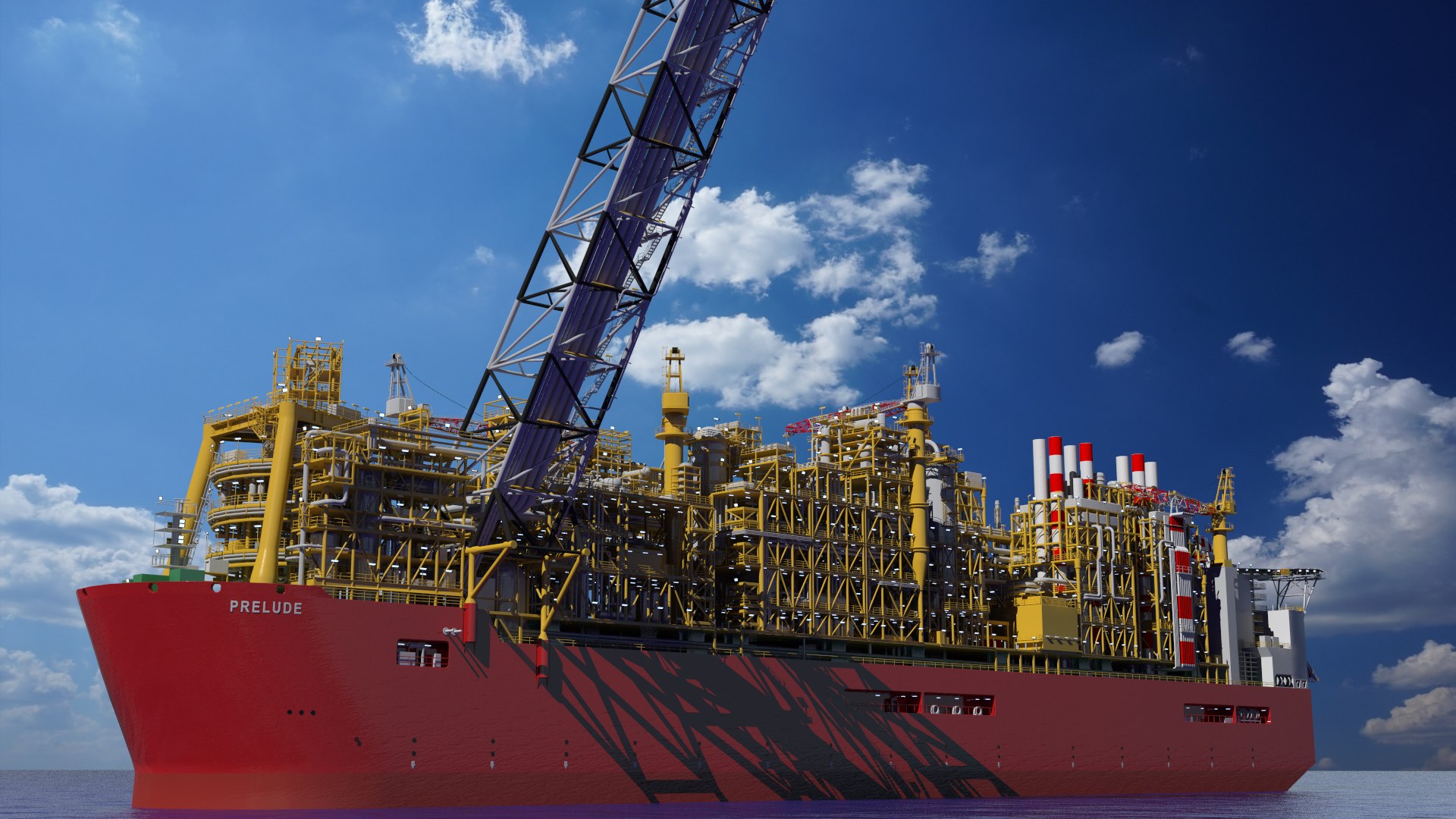 Shell Prelude Flng 3D Model - TurboSquid 1435046