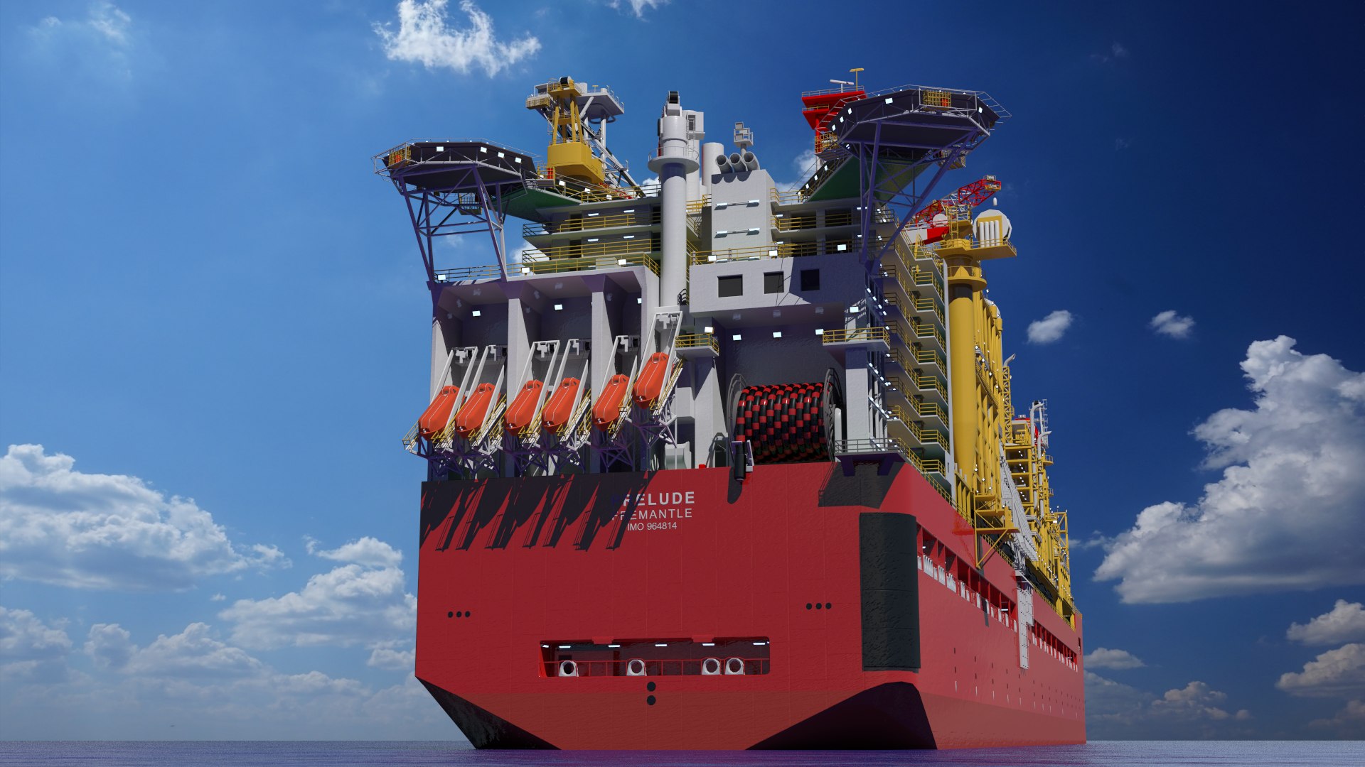 Shell Prelude Flng 3D Model - TurboSquid 1435046