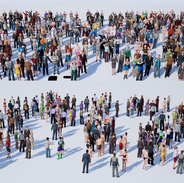 Pacote Completo do Sistema de População Modelo 3D - TurboSquid 1835304