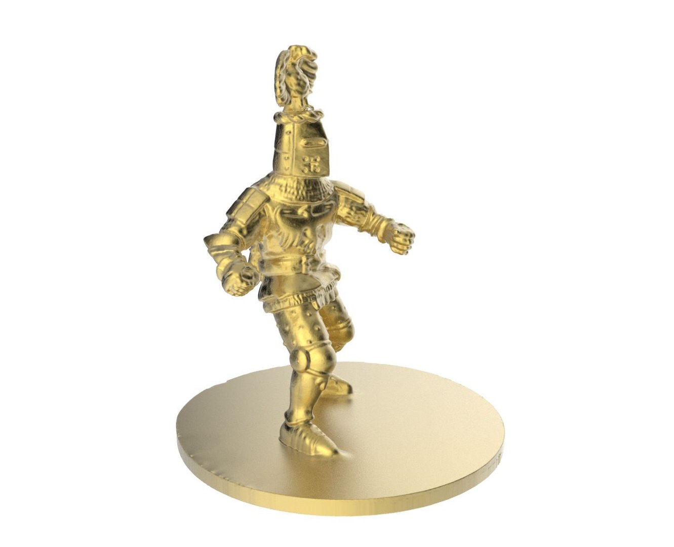 knight statue scan obj