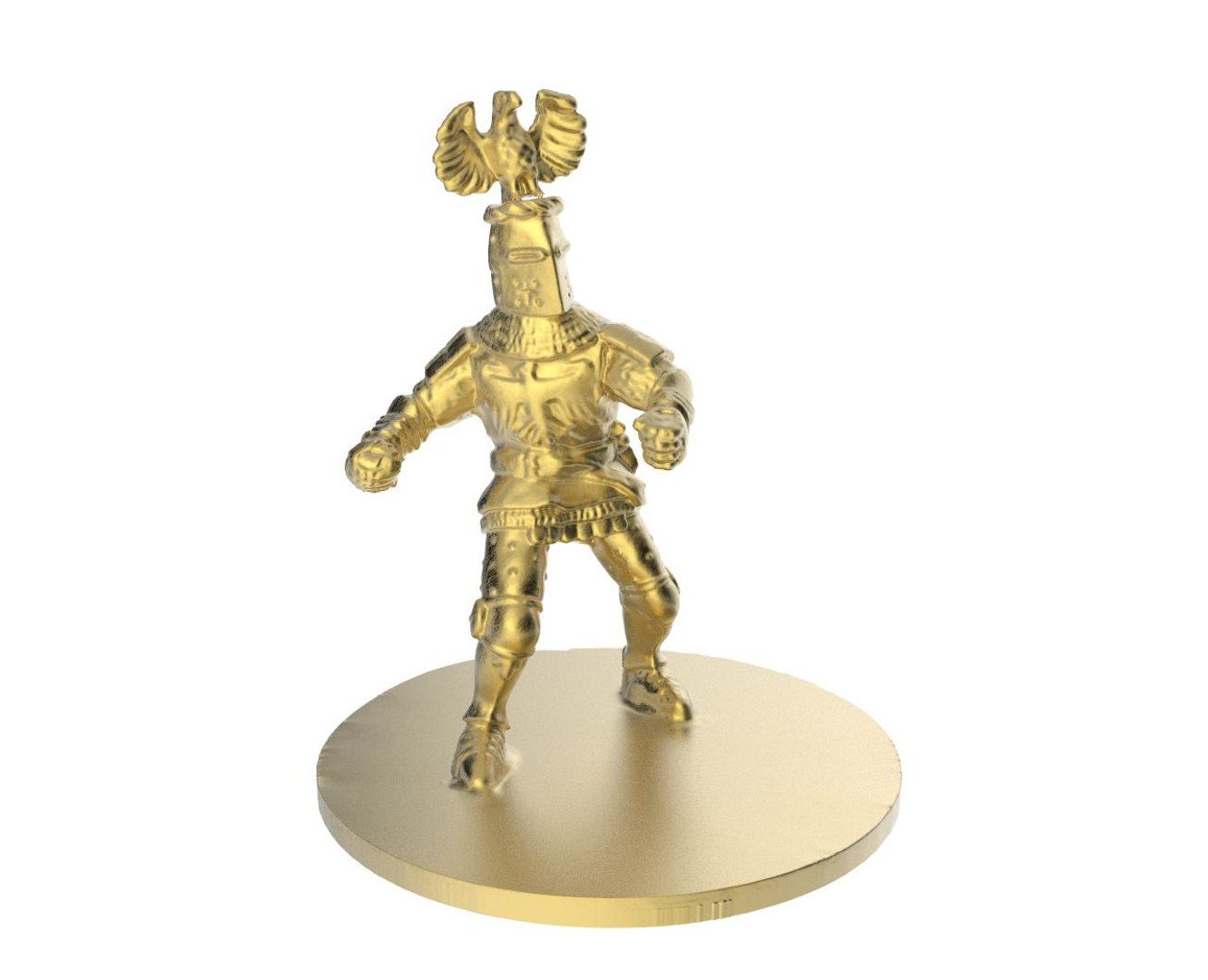 knight statue scan obj