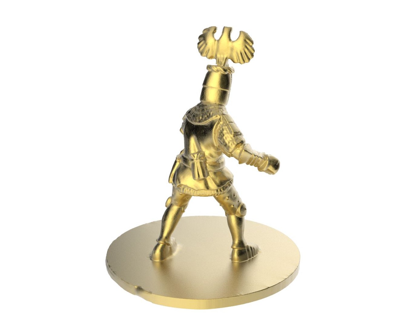 knight statue scan obj