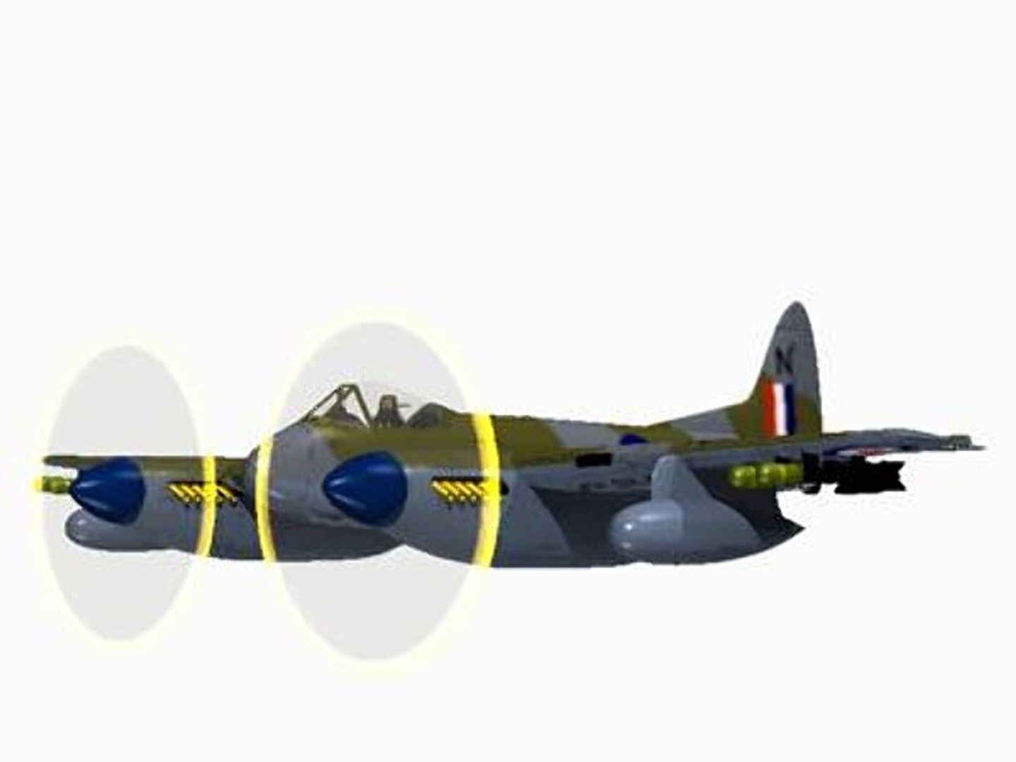 Haviland Hornet Fighters 3d Max