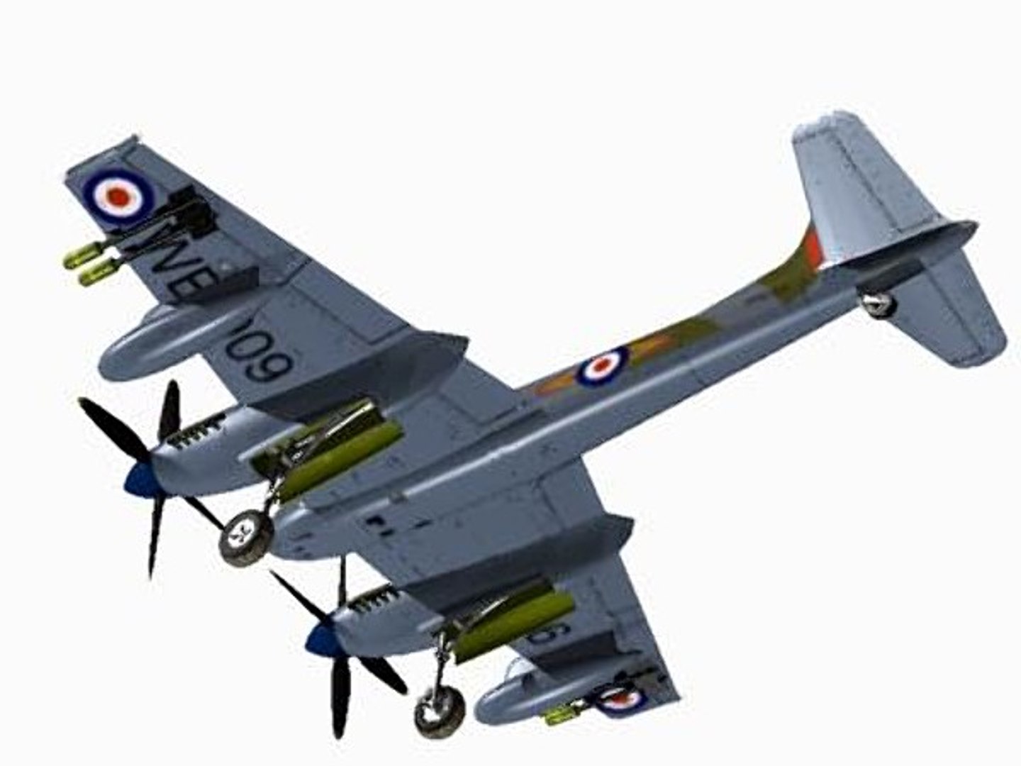 Haviland Hornet Fighters 3d Max