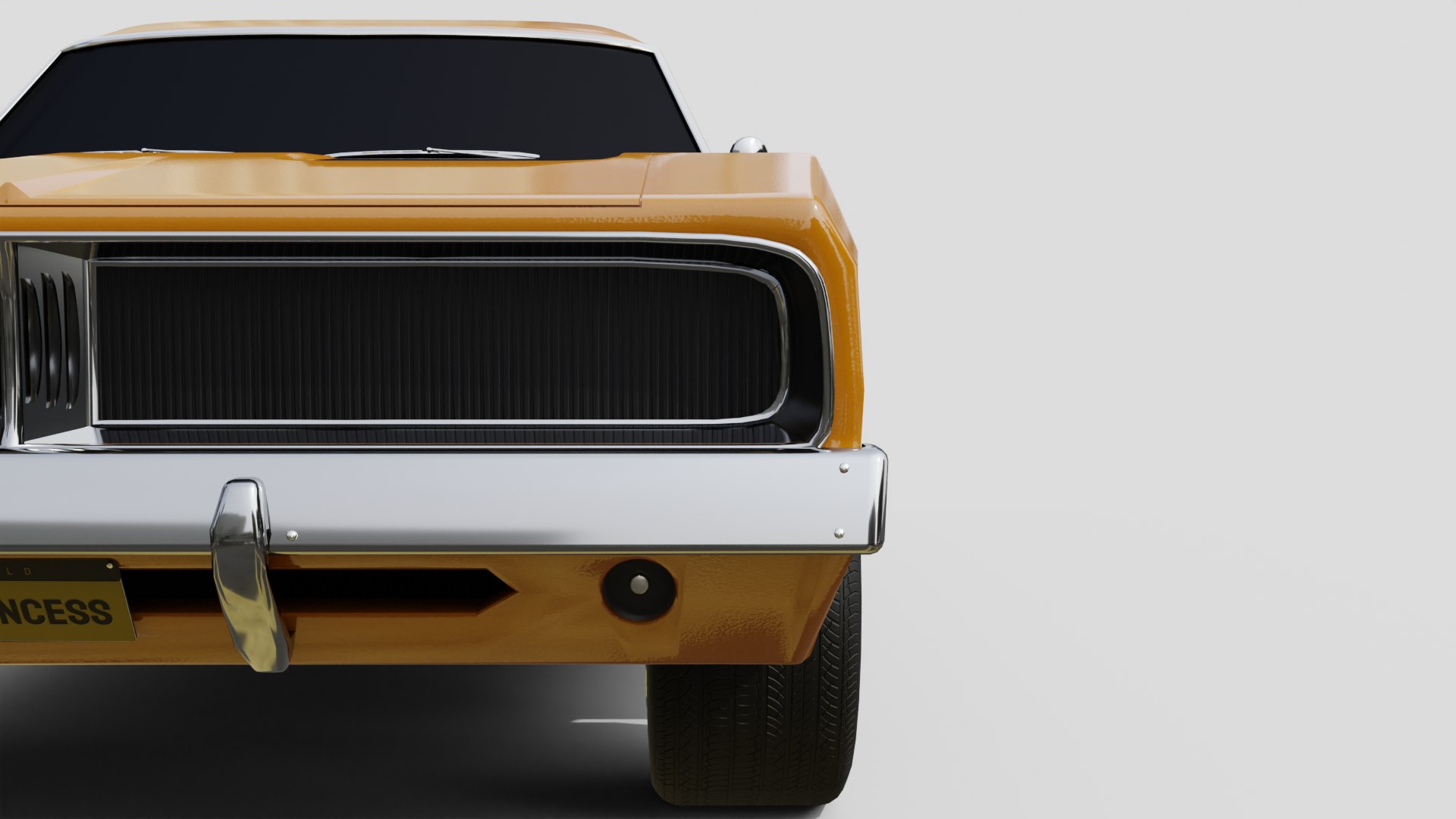 3D American Muscle Car Two-Tone Animation And Game-Ready - TurboSquid ...
