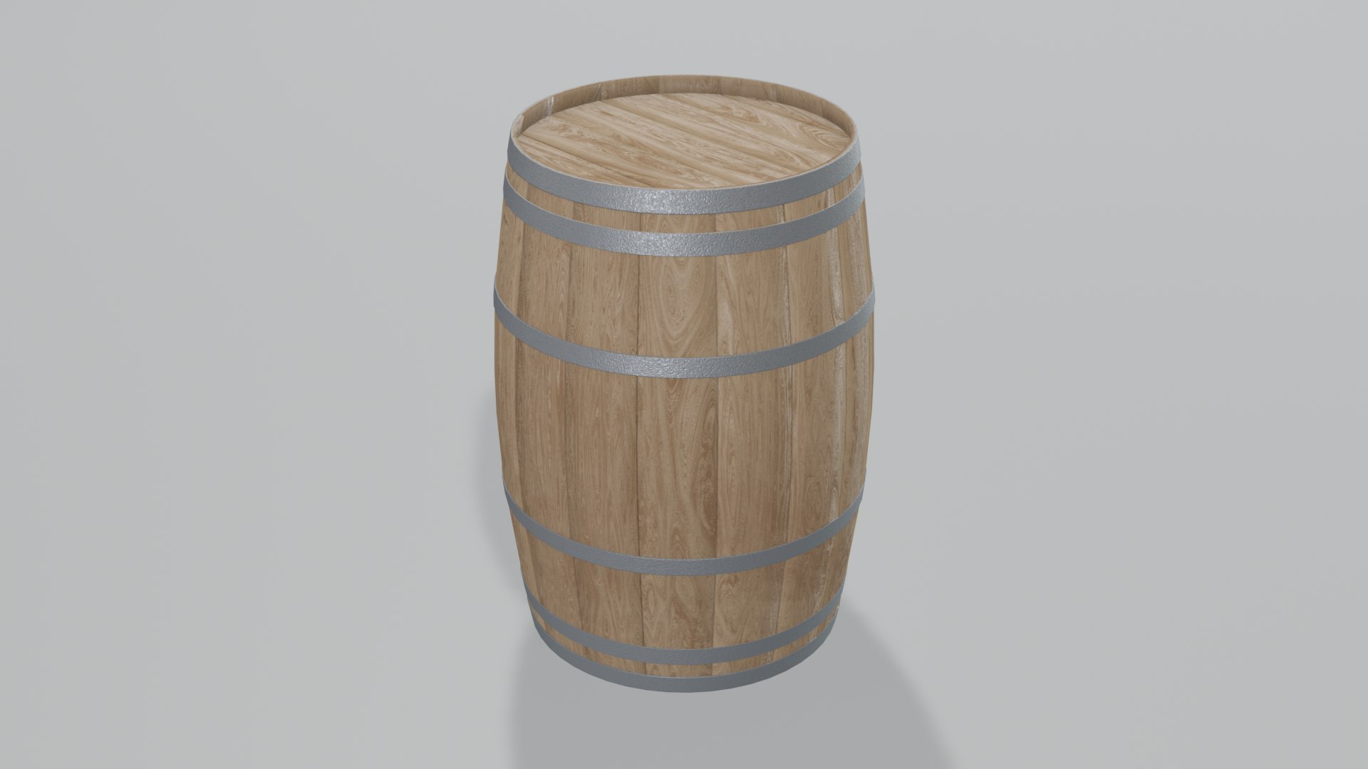 Light Toasted Bourbon Rundlet Barrel Model - TurboSquid 2424794
