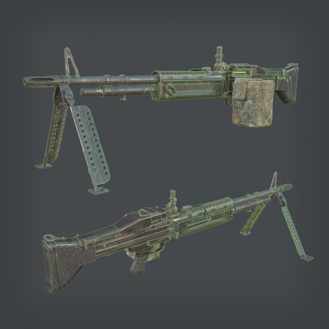 3D M60 Machine Gun - TurboSquid 1745993