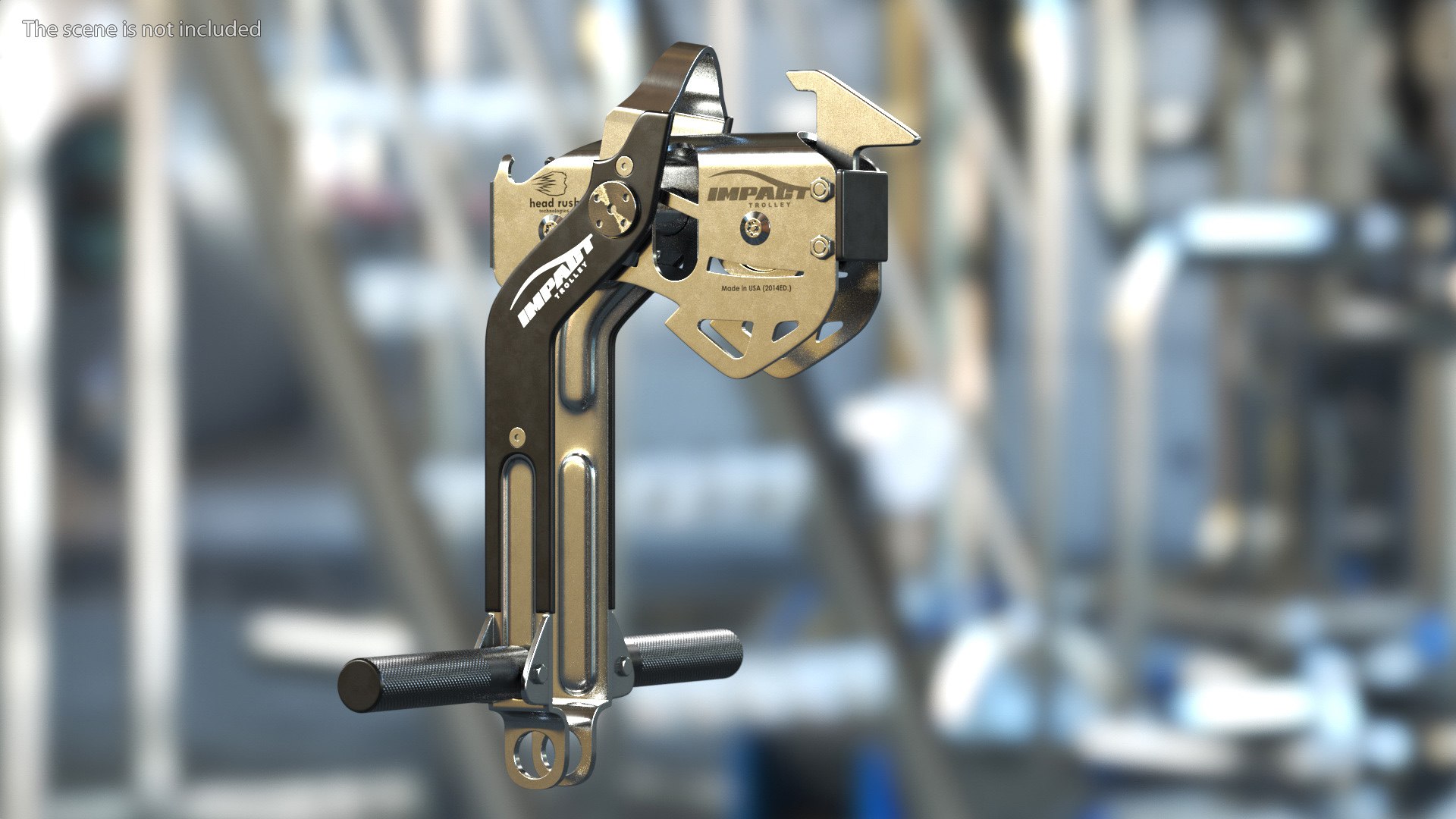 3D Model Trigger Cable System Impact Trolley White - TurboSquid 1959523