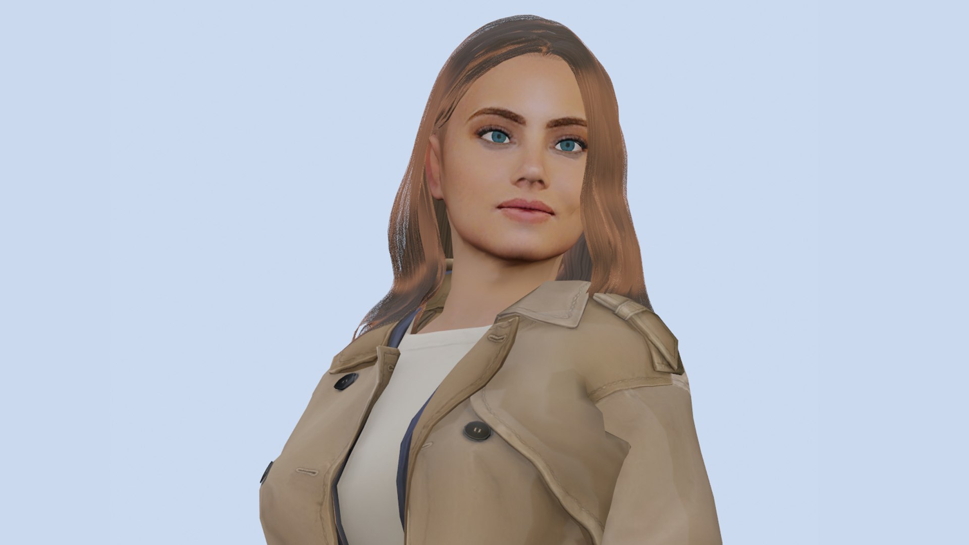 VR PBR FEMALE AVATAR CHARACTER FAYE 3D MODEL CHEAP PRICE 3D ...
