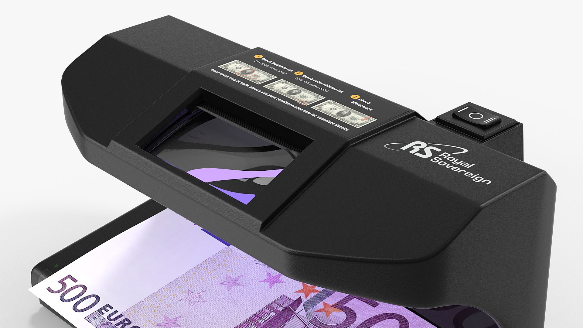 3D Ultraviolet Counterfeit Detector 500 Model - TurboSquid 1463974