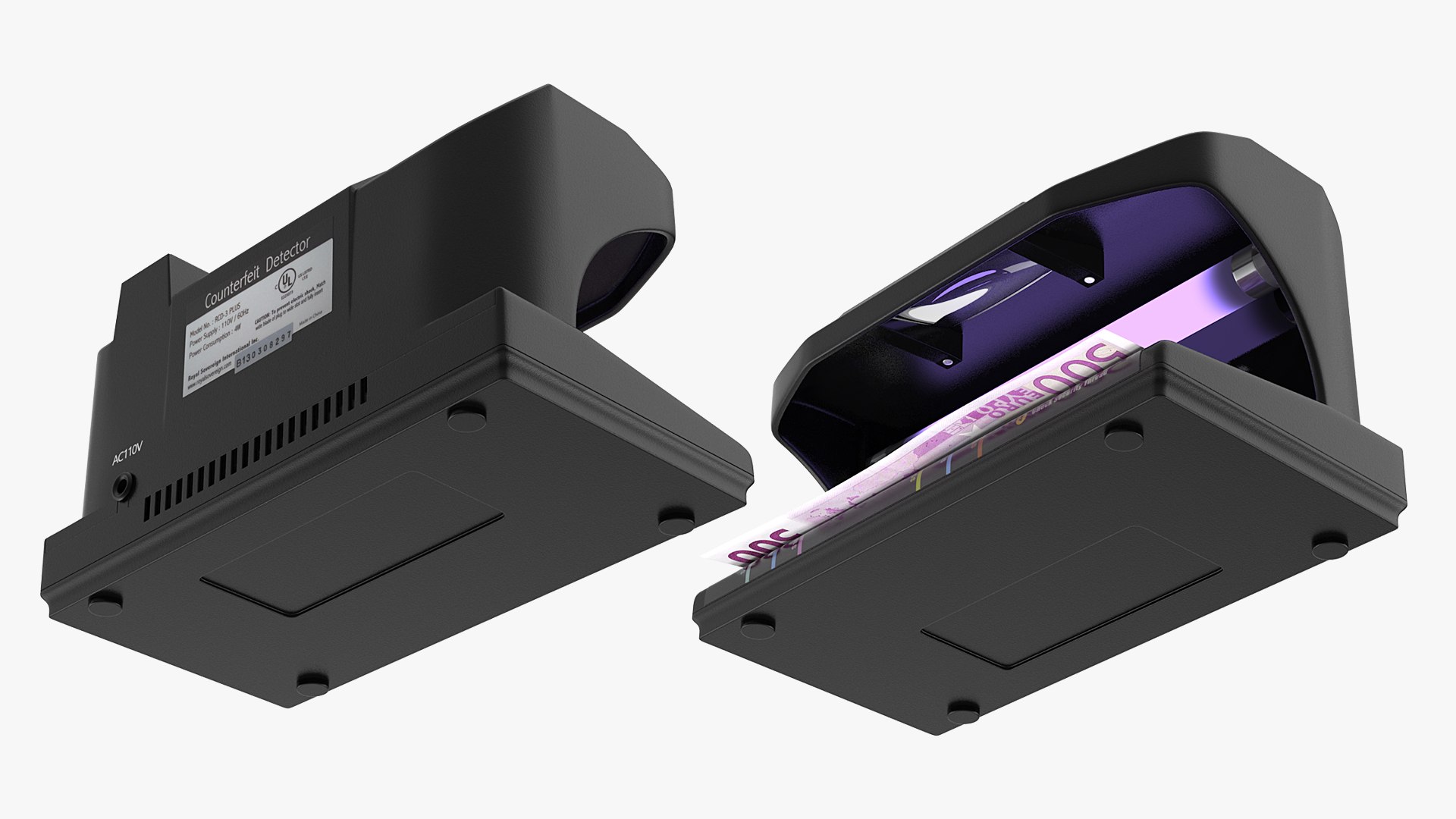 3D Ultraviolet Counterfeit Detector 500 Model - TurboSquid 1463974