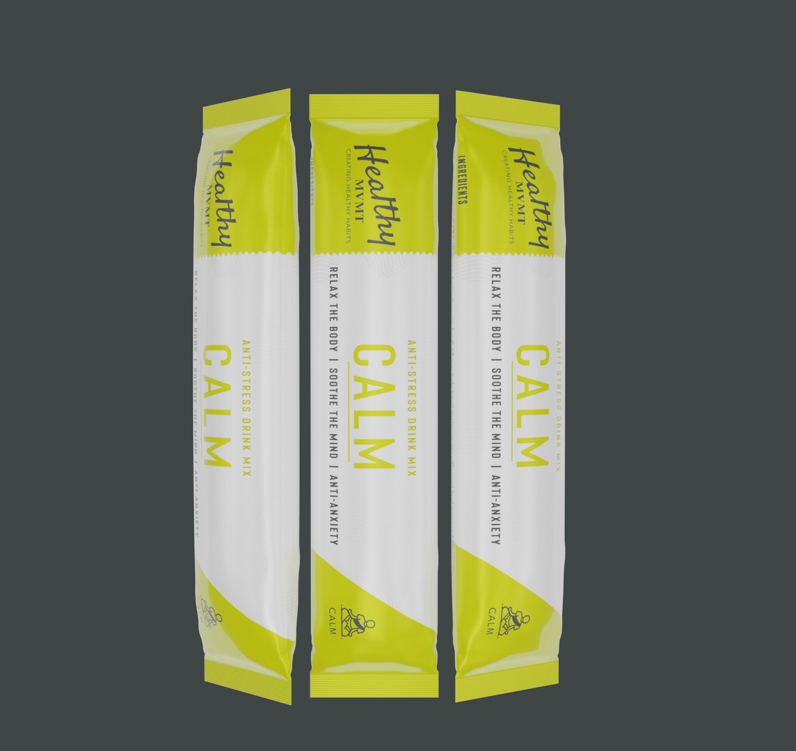 Sachet packaging 3D model - TurboSquid 1479821