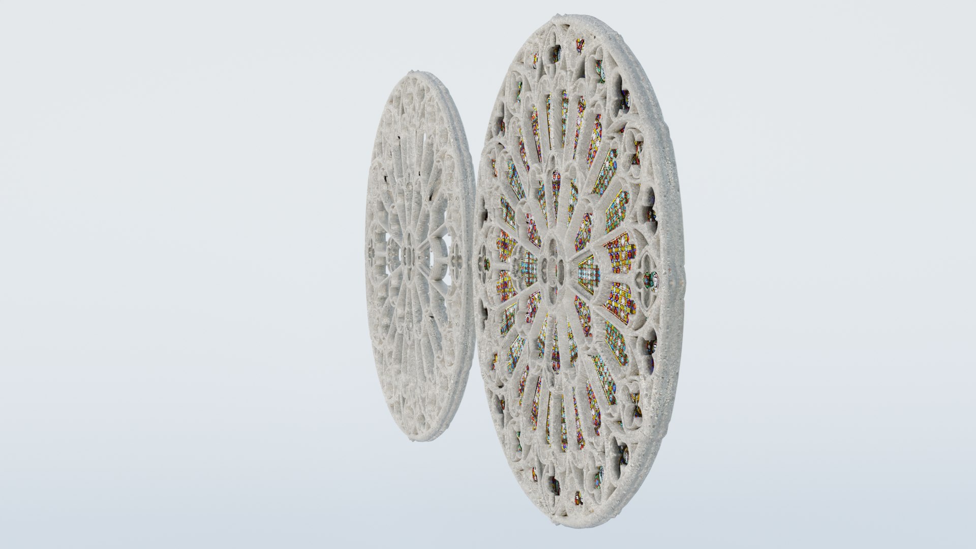 Rose Window 3D Model - TurboSquid 1927008