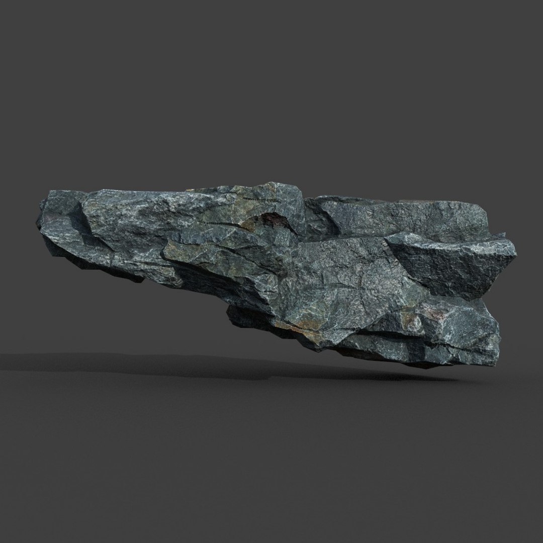3D 9 Low Poly PBR Sharp Rock - TurboSquid 2163653