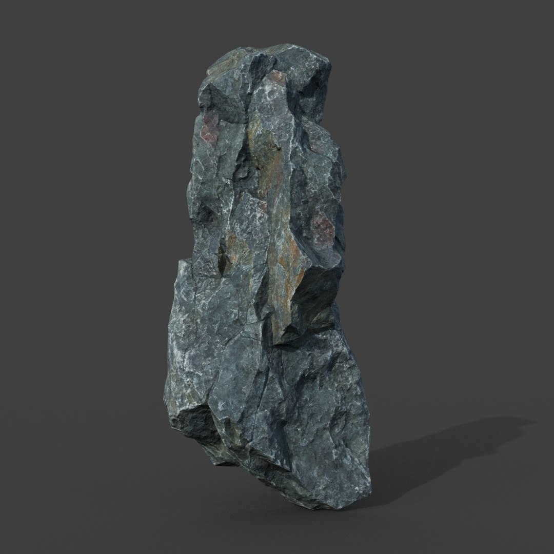 3D 9 Low Poly PBR Sharp Rock - TurboSquid 2163653