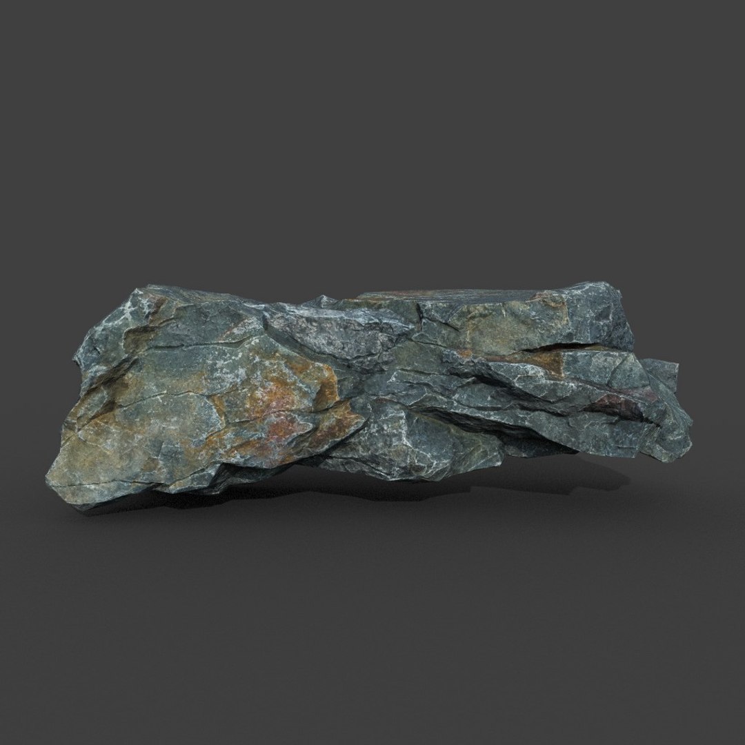 3D 9 Low Poly PBR Sharp Rock - TurboSquid 2163653