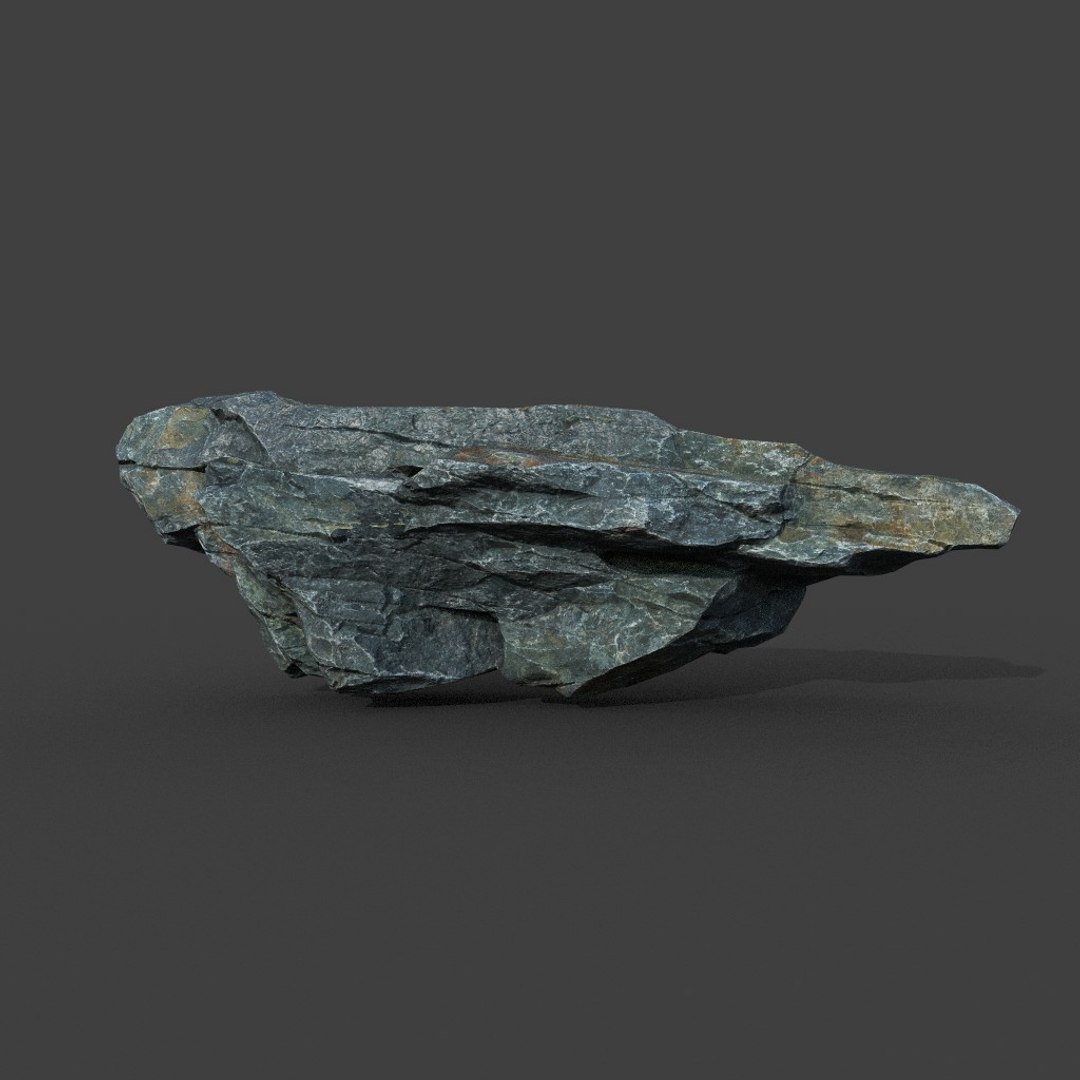 3D 9 Low Poly PBR Sharp Rock - TurboSquid 2163653