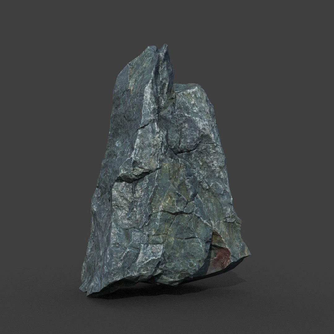 3D 9 Low Poly PBR Sharp Rock - TurboSquid 2163653