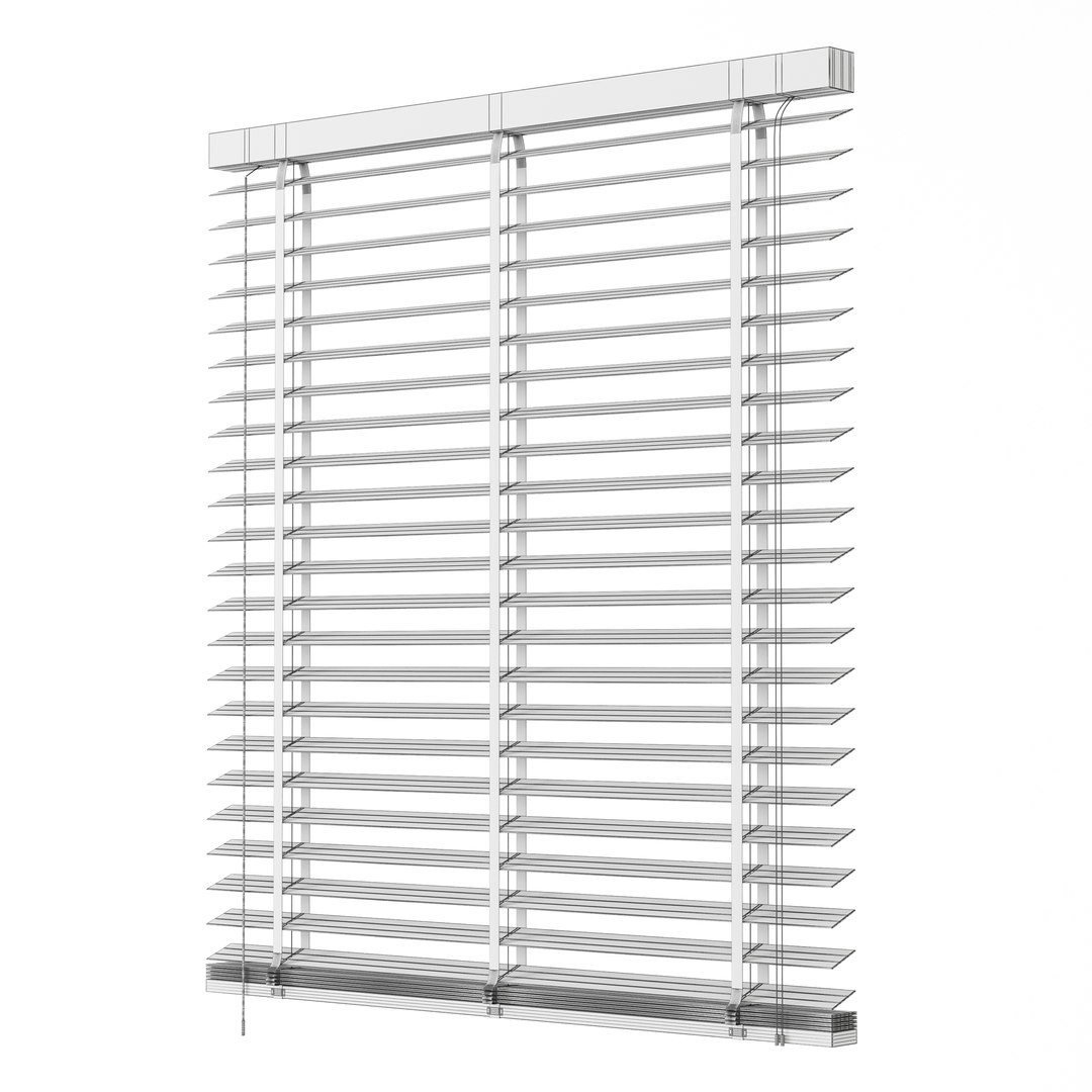 Wooden Blinds Set 08 3D Model - TurboSquid 2065061