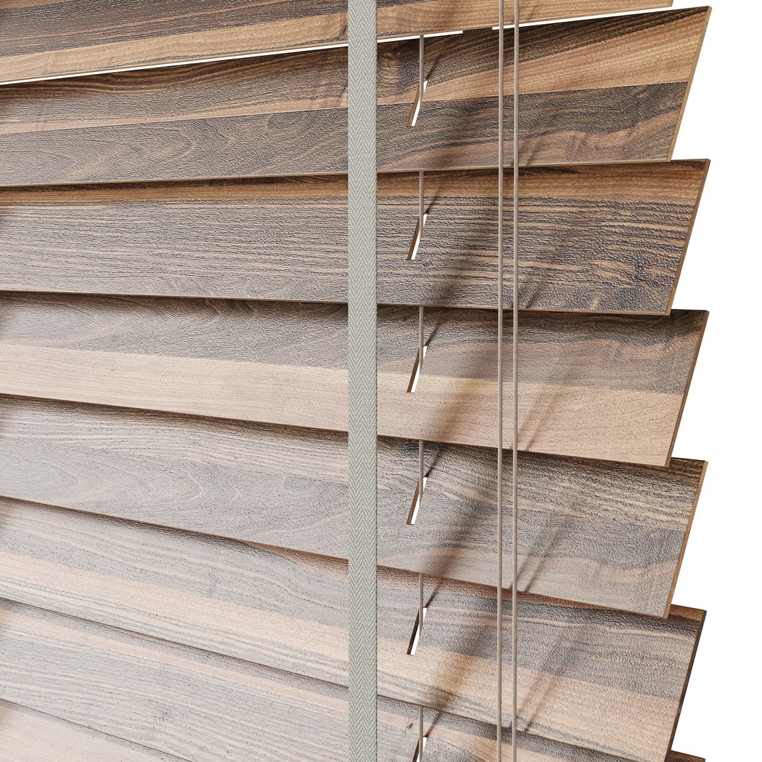 Wooden Blinds Set 08 3D Model - TurboSquid 2065061