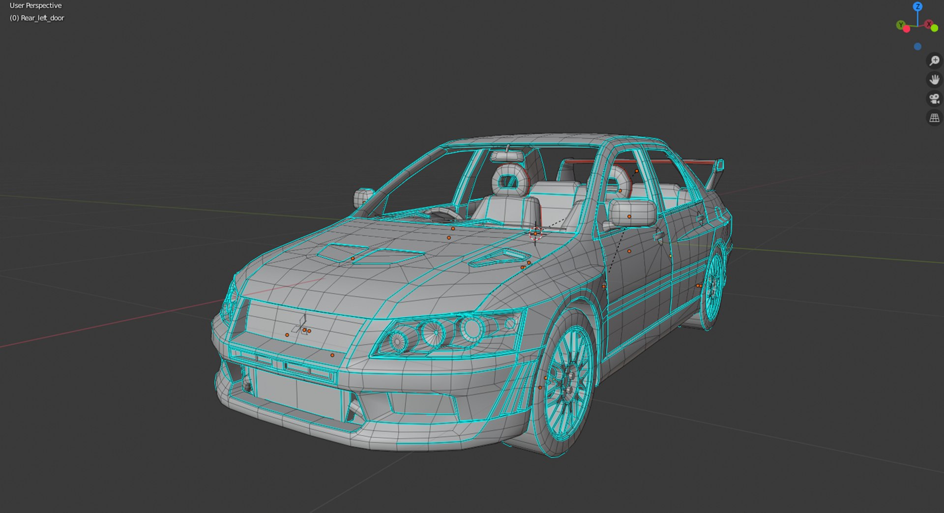 3D Mitsubishi Lancer Evolution 7 - TurboSquid 1758318
