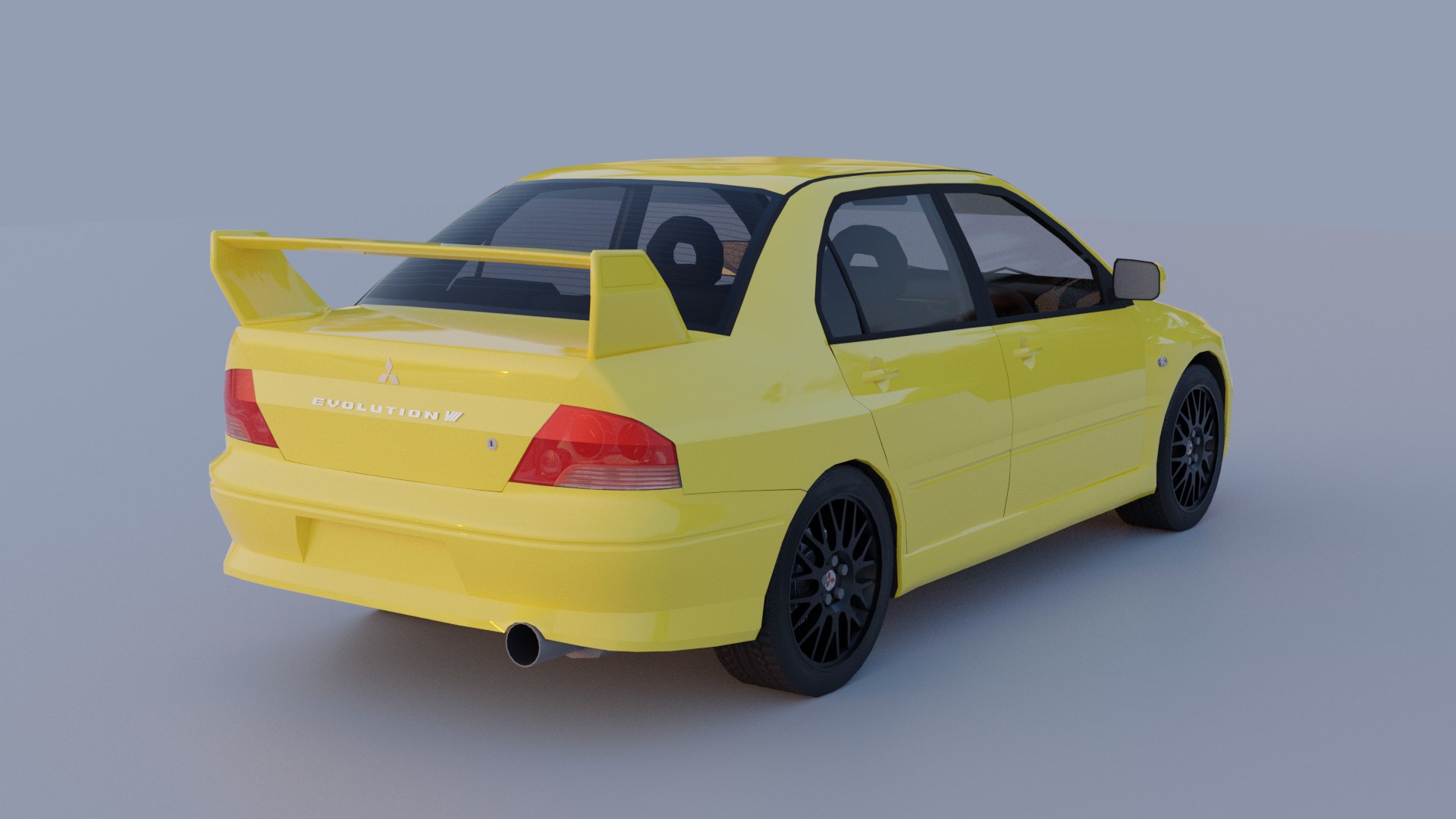 3D Mitsubishi Lancer Evolution 7 - TurboSquid 1758318
