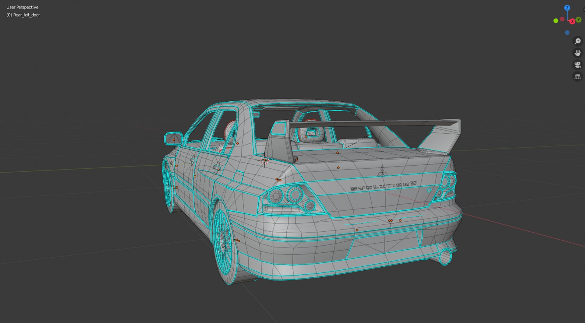 3D Mitsubishi Lancer Evolution 7 - TurboSquid 1758318