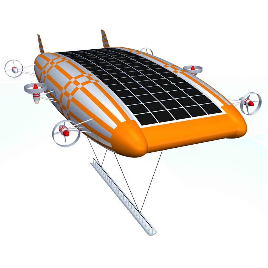 Zeppelin Solar C4d