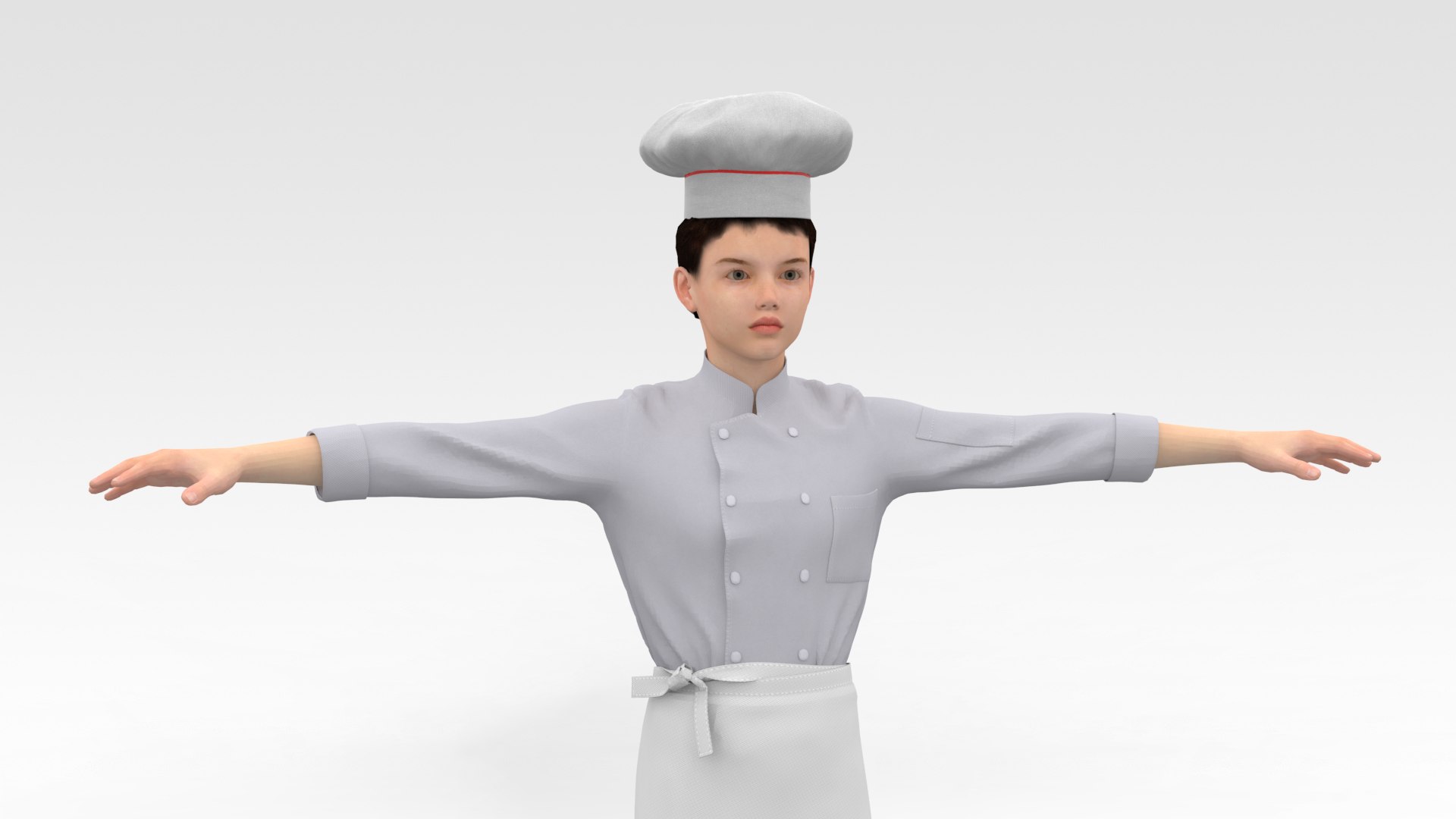 3D Male Chef - TurboSquid 1820388