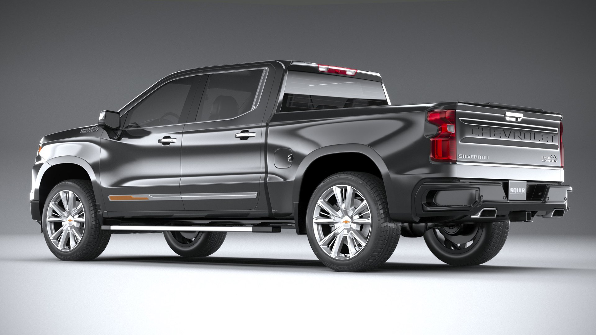 3D Chevrolet Silverado 1500 High Country 2022 - TurboSquid 1986266
