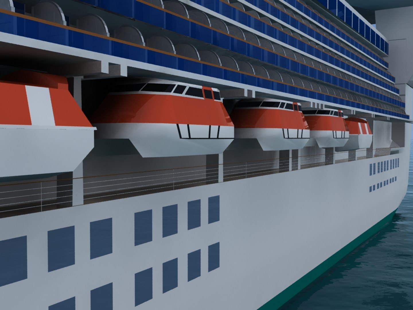 3d Model Caribbean Princess