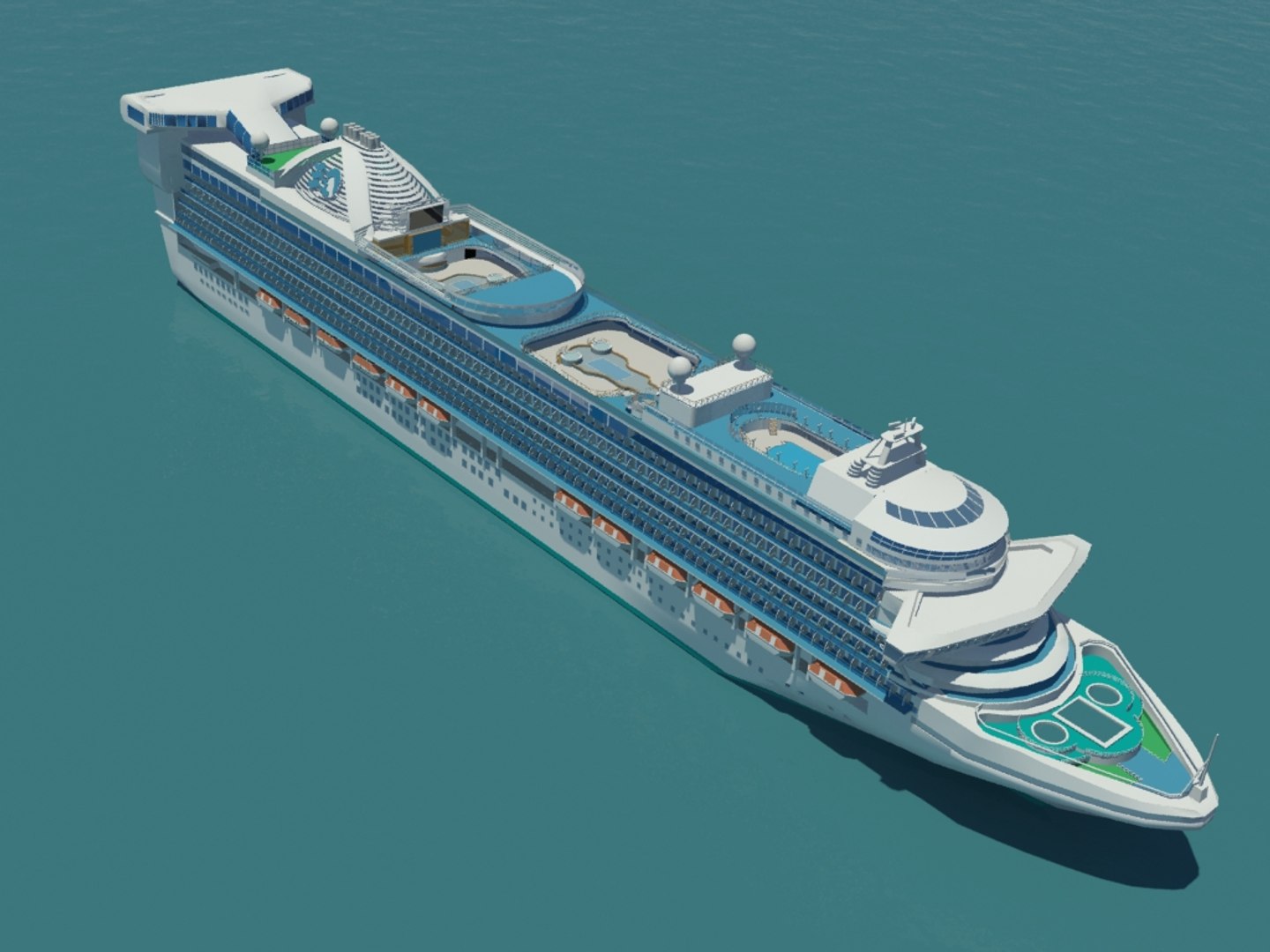3d model caribbean princess