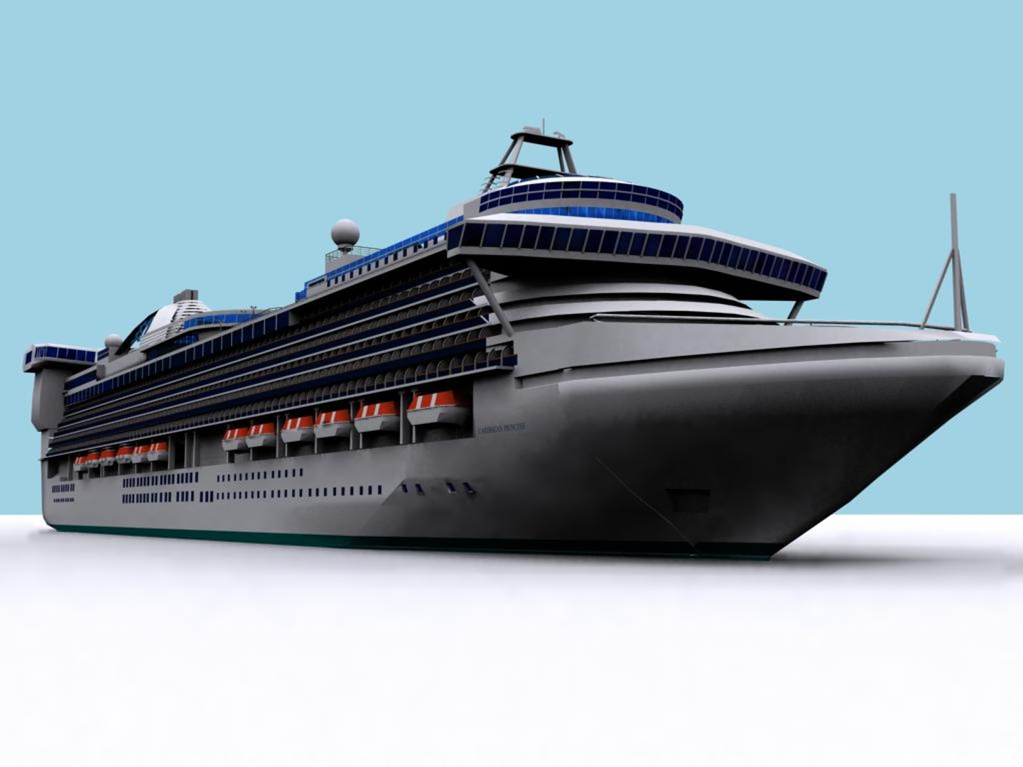 3d model caribbean princess