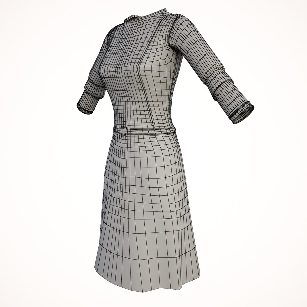 Free Dress 3d Model