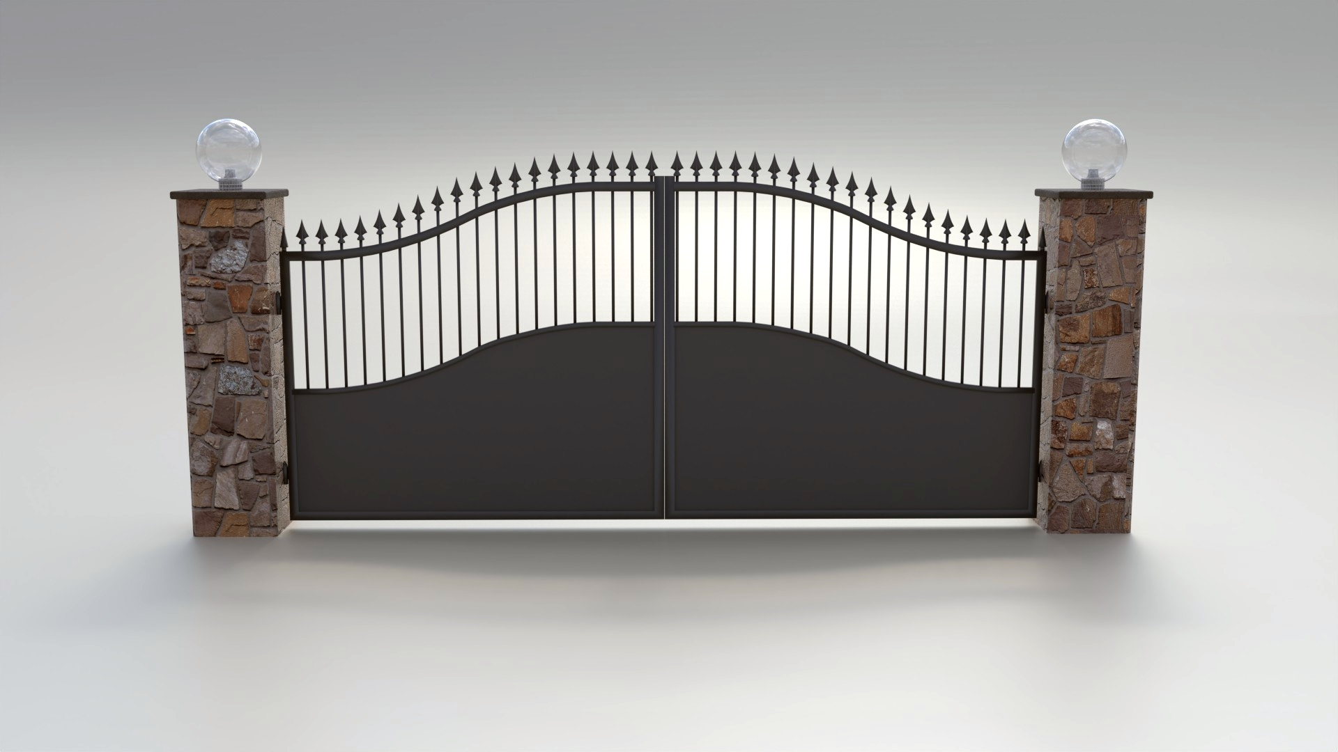 Driveway Gate 3D Model - TurboSquid 1980139