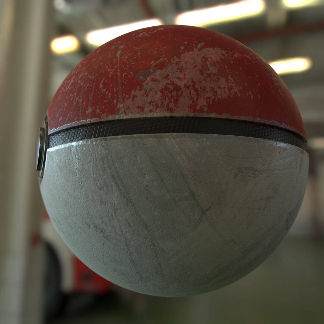 Pokeball 3d Model